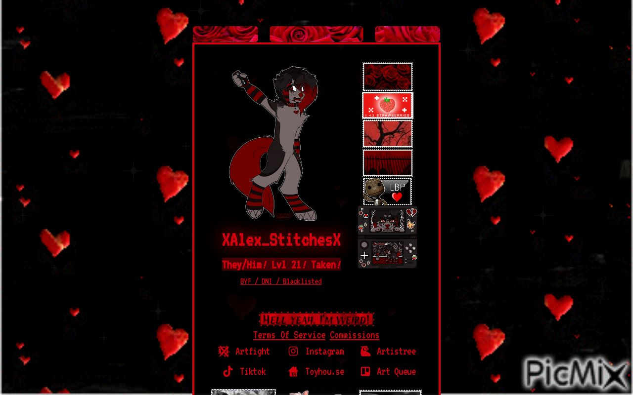 XAlex_StitchesX's Carrd